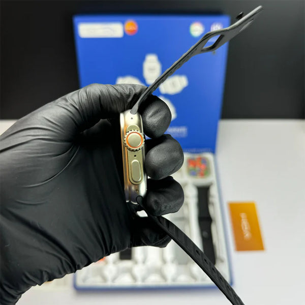 5 IN 1 Ultra smartwatch Infinite Display series Ultra 2.3 IPS HD Scree ...