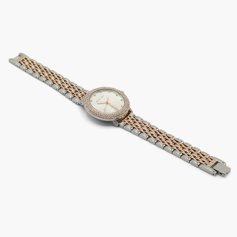 Women's Fancy Wrist Watch - Copper Silver – Chase Value