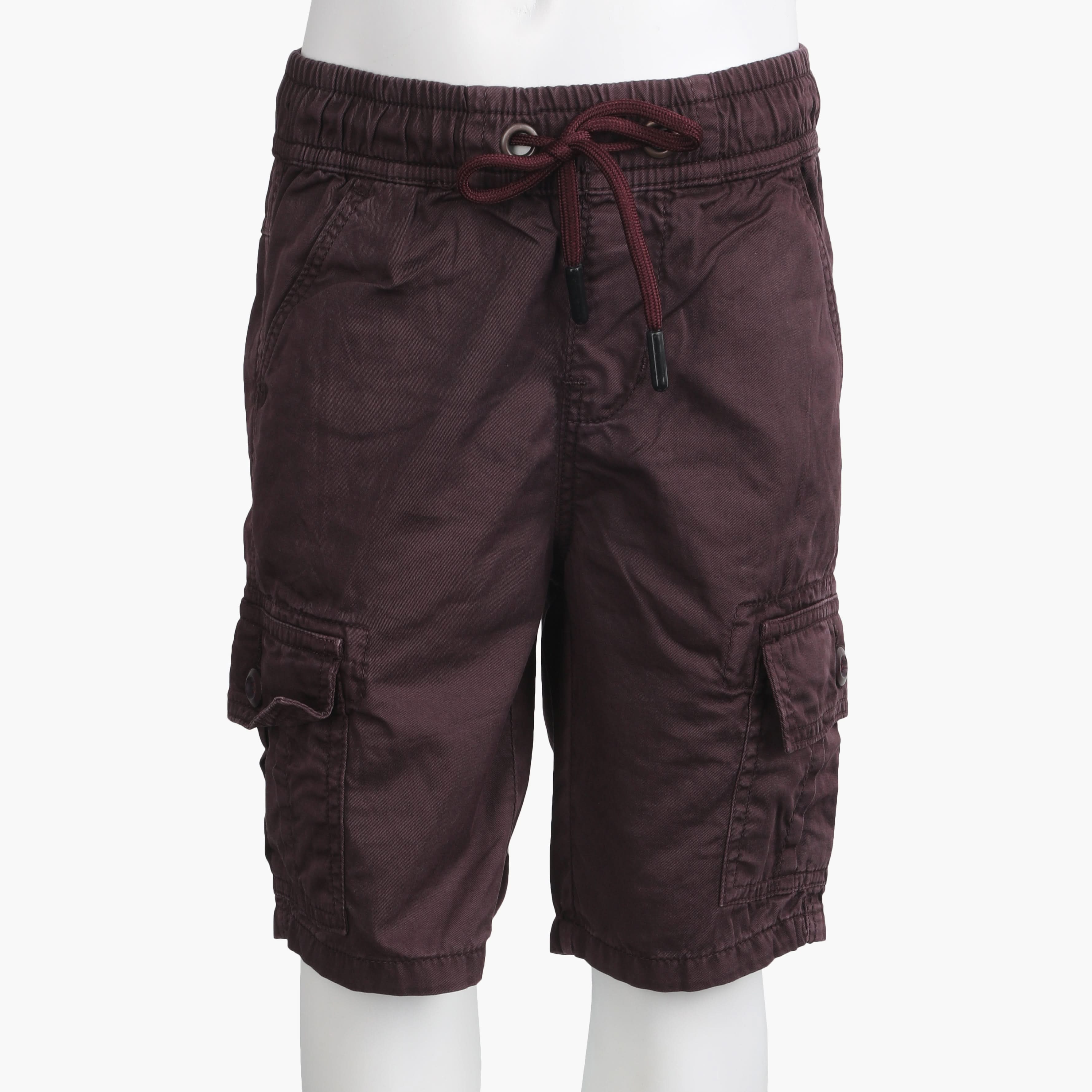 Eminent Boys Cargo Short - Burgundy – Chase Value