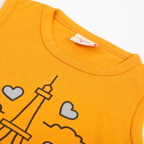 Newborn Girls Sando Suit - Mustard – Chase Value