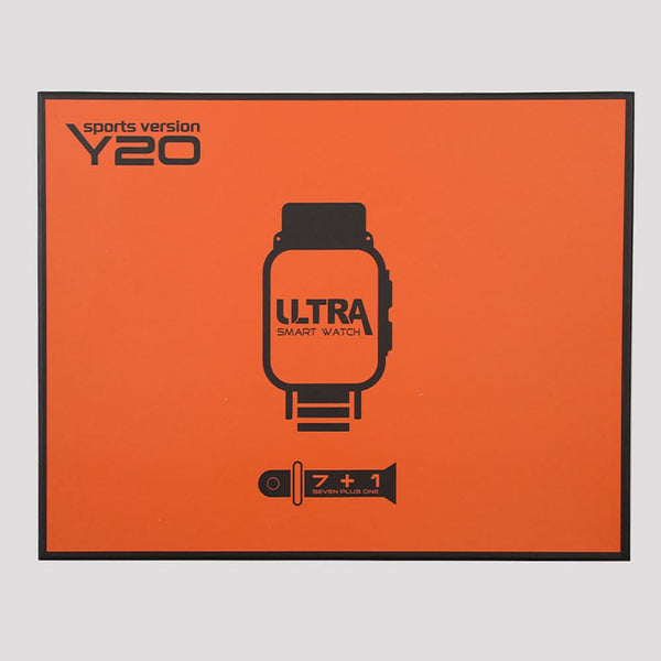 Y20 Ultra Smart Watch With 7 Straps 49mm Large Screen – Chase Value
