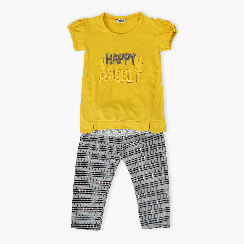 Girls Pajama Suit Cord Set - Mustard – Chase Value