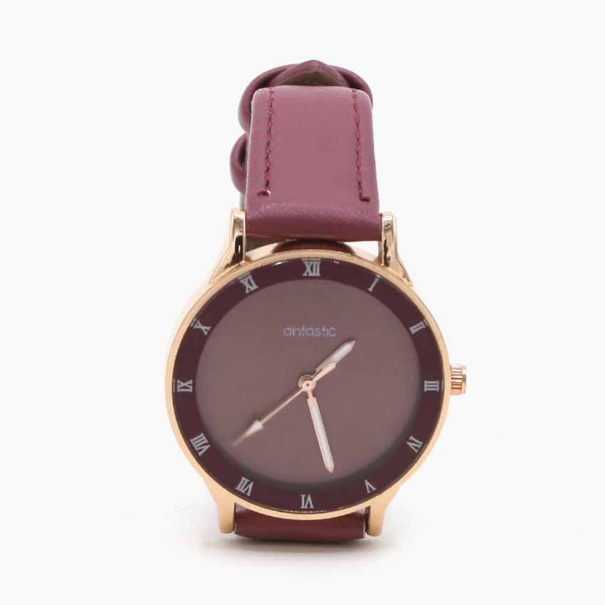 Women's Fantastic Watch - Maroon – Chase Value