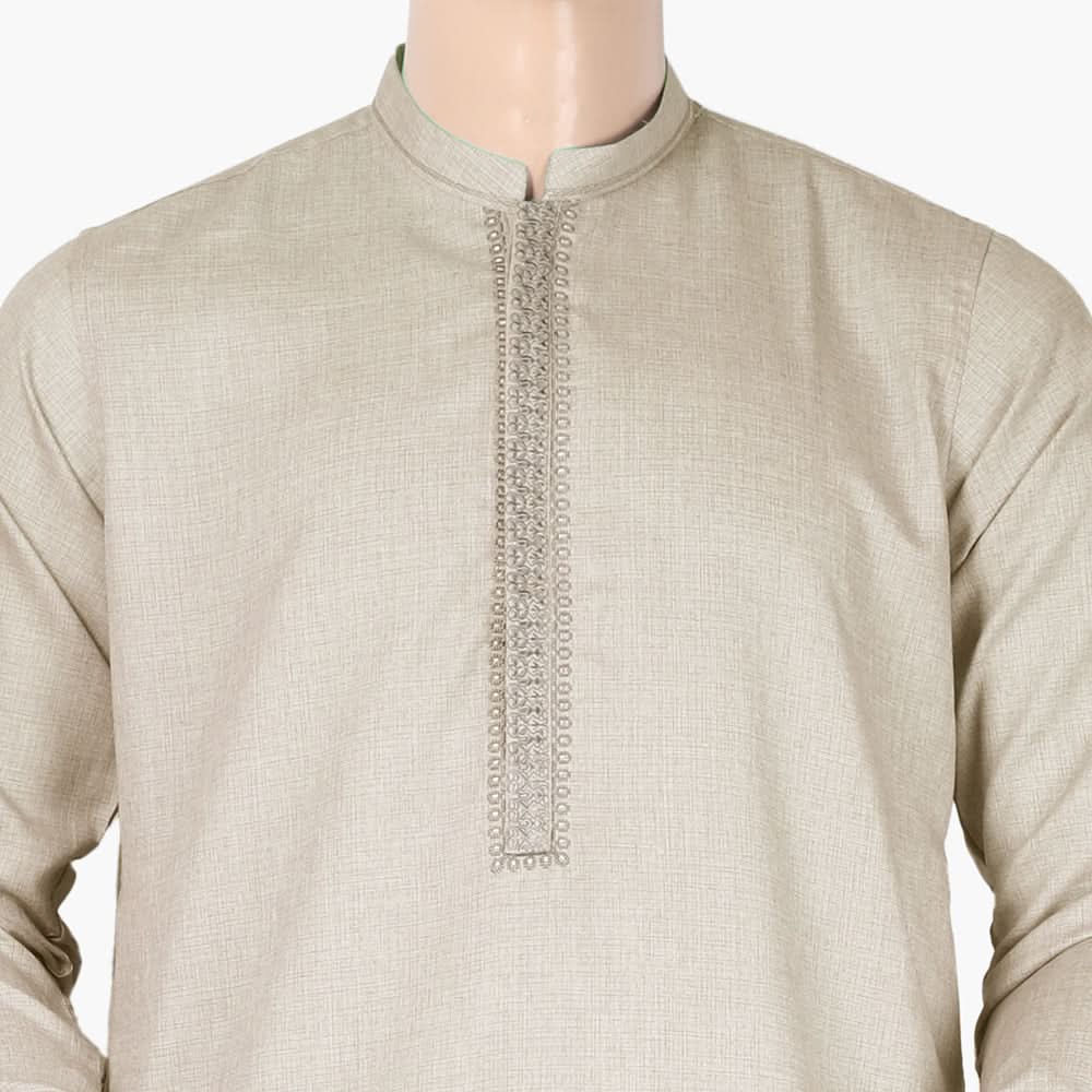Eminent Men's Trim Fit Shalwar Suit - Fawn – Chase Value