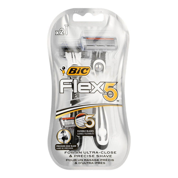 BIC Flex 5 Men's 5 Blade, Disposable Razors – Chase Value