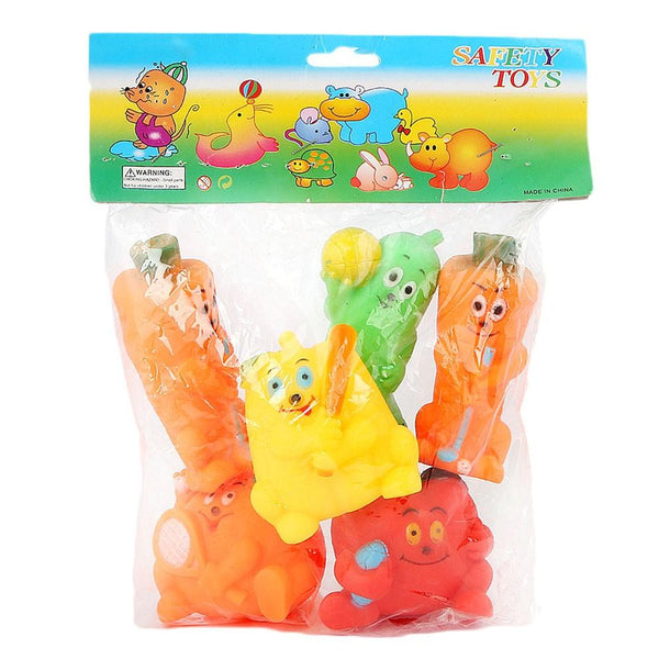 PVC Chuchu Toy 6 Pcs - Multi – Chase Value