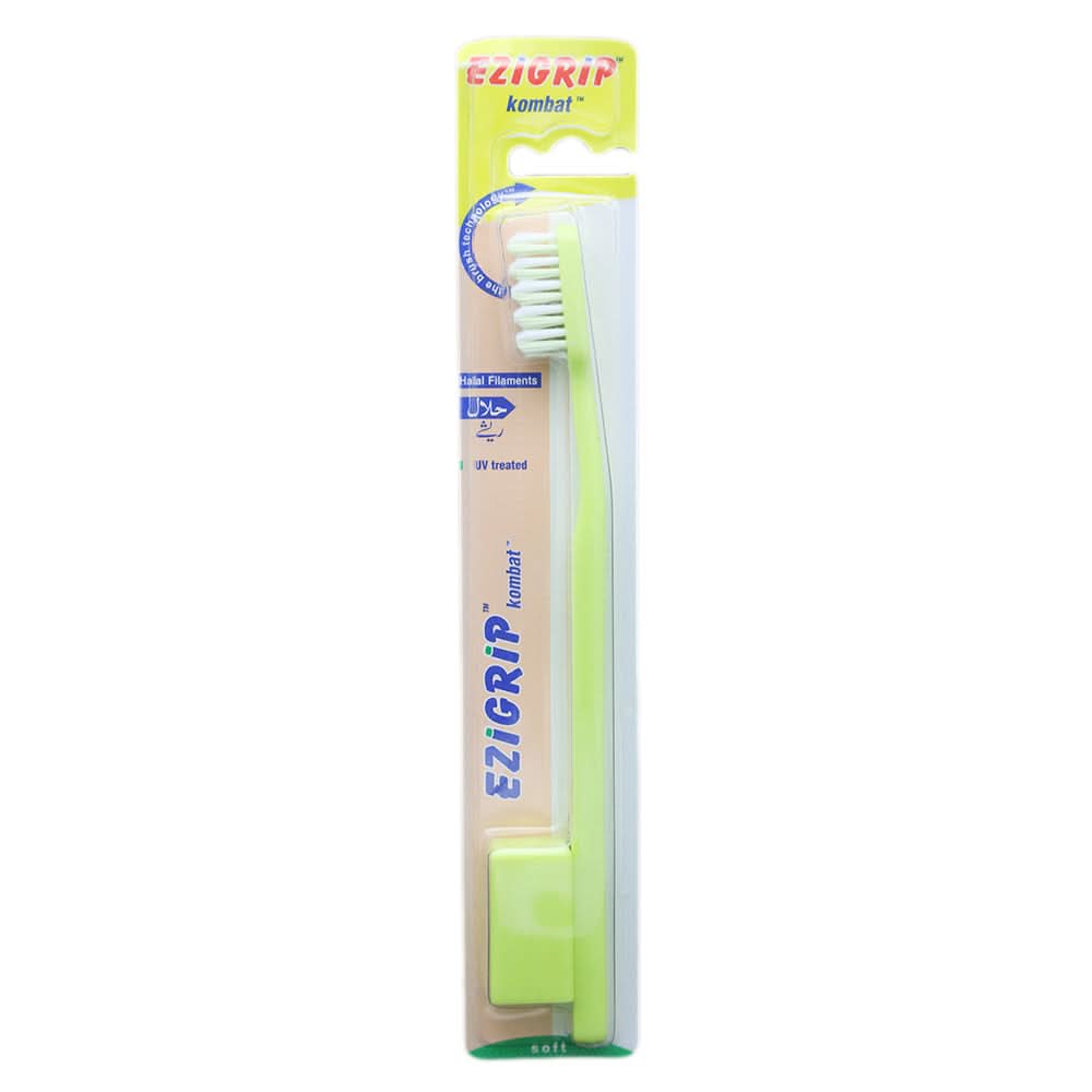 Ezigrip Kombat Tooth Brush - Light-Green – Chase Value