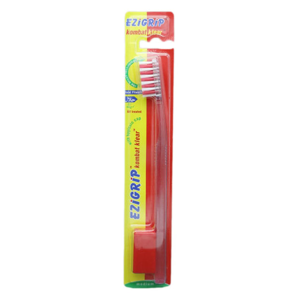 Ezigrip Kombat Klear Tooth Brush - Red – Chase Value