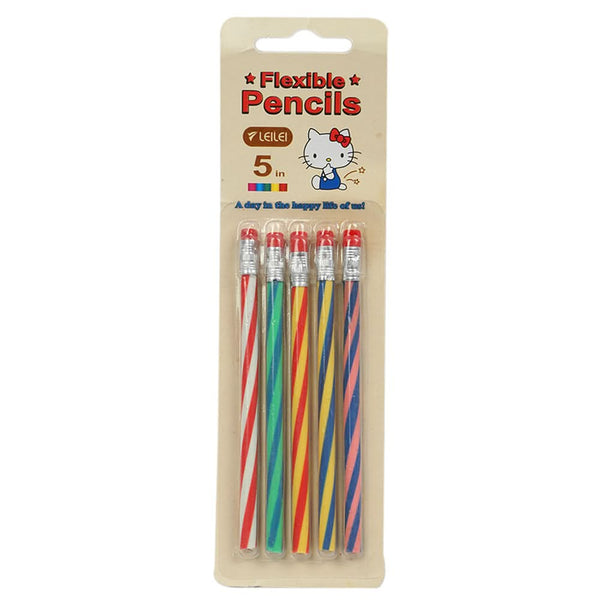 Flexible Pencil Pack Of 5 - Multi – Chase Value