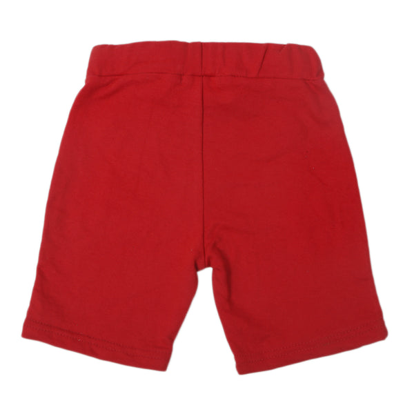 Boys Ear Shorts - Red – Chase Value
